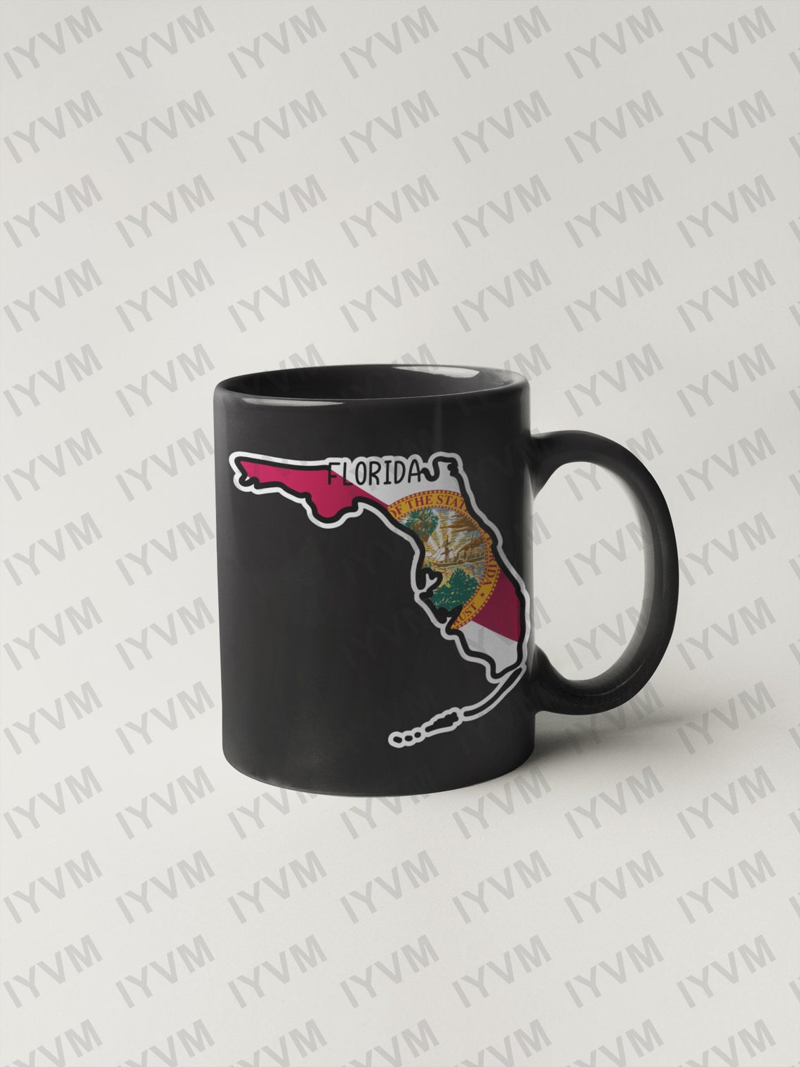 State of Florida Map Flag Sticker Decal USA Florida State - Etsy