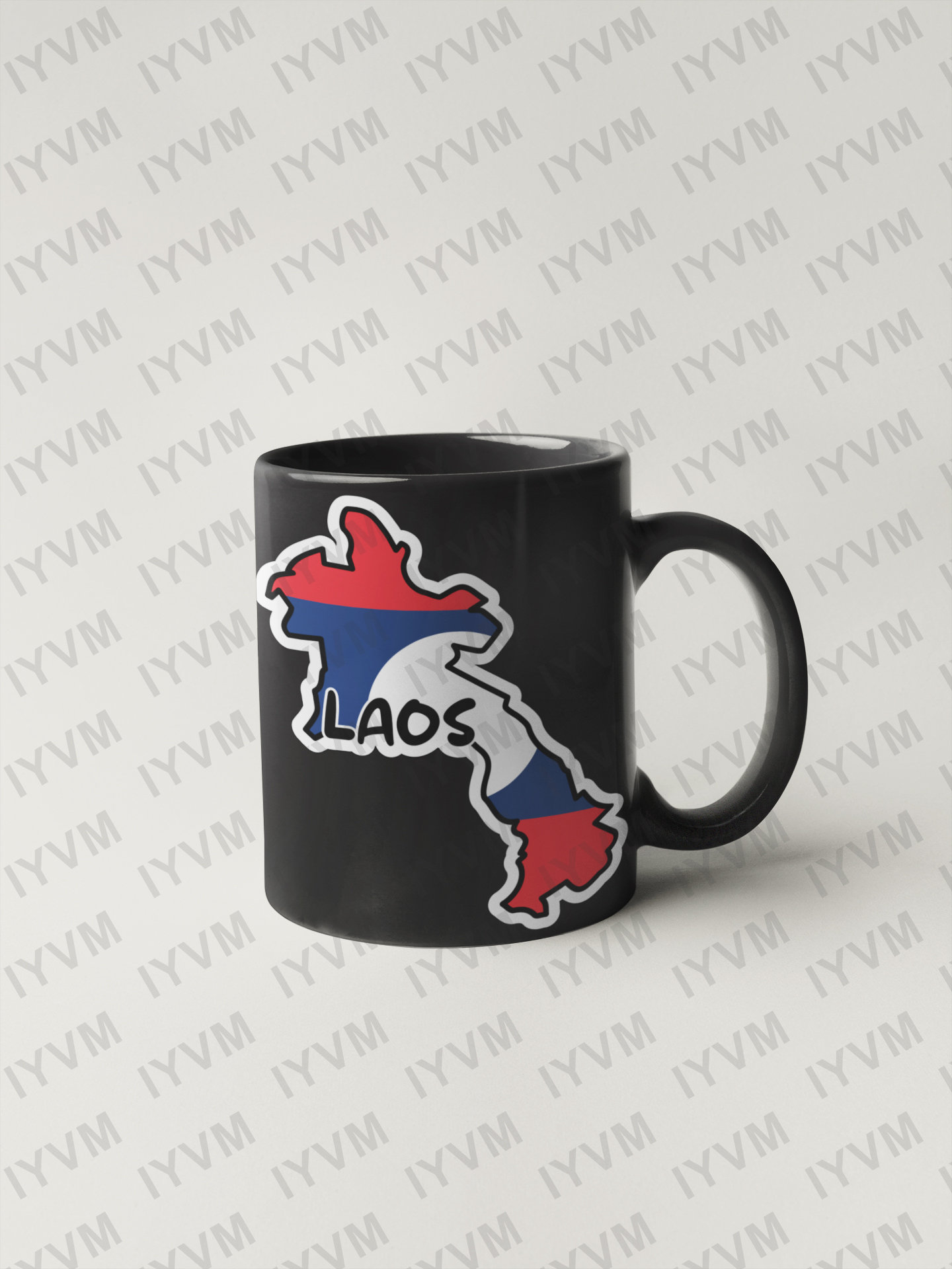 Laos Map Flag Sticker Decal / Lao People's Democratic - Etsy