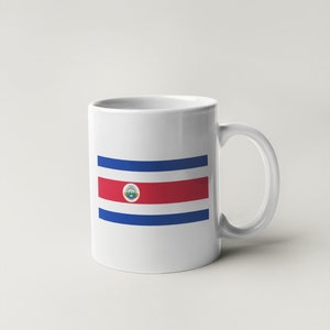 Costa Rica Flag Sticker Decal / Republic of Costa Rica / San José ...