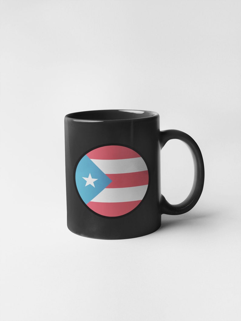 Puerto Rico Flag Circle Sticker Decal - Etsy