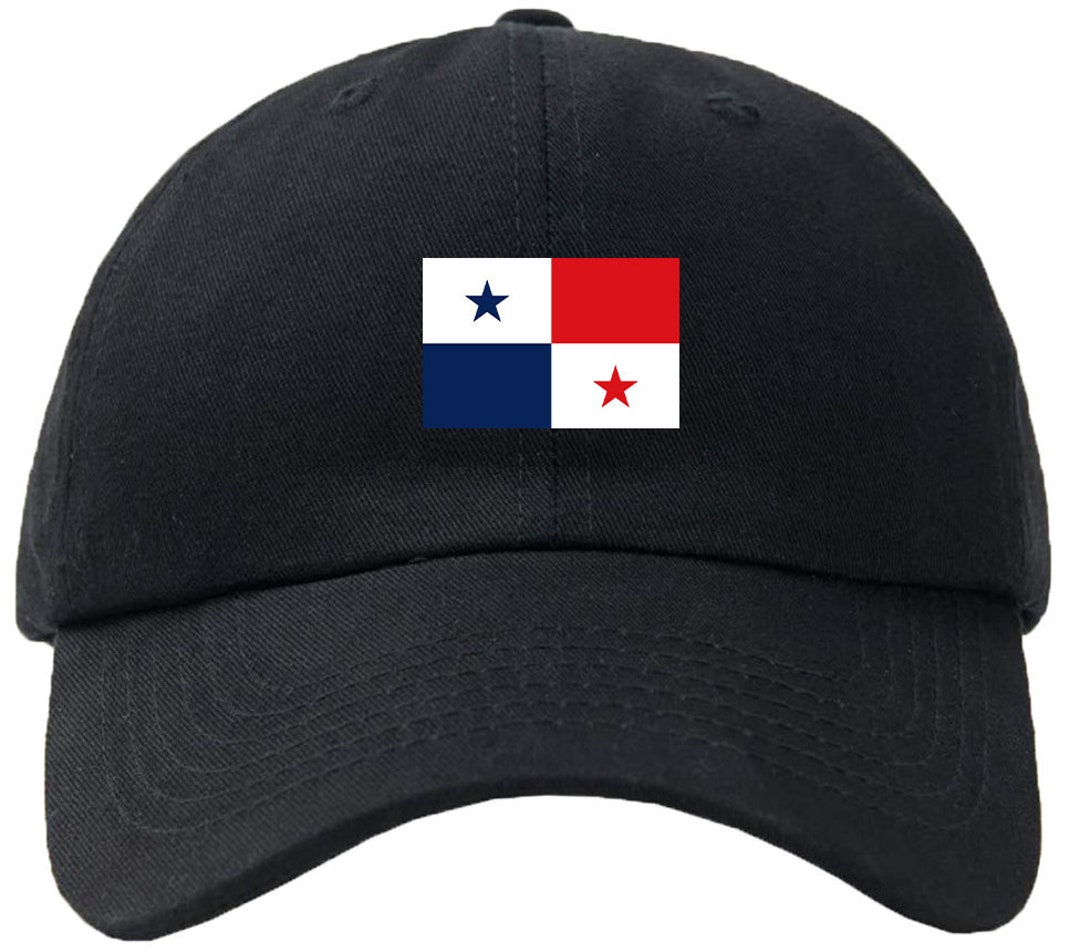 Panama Flag Baseball Cap Hat Hook & Loop Closure / Republic of Panama ...