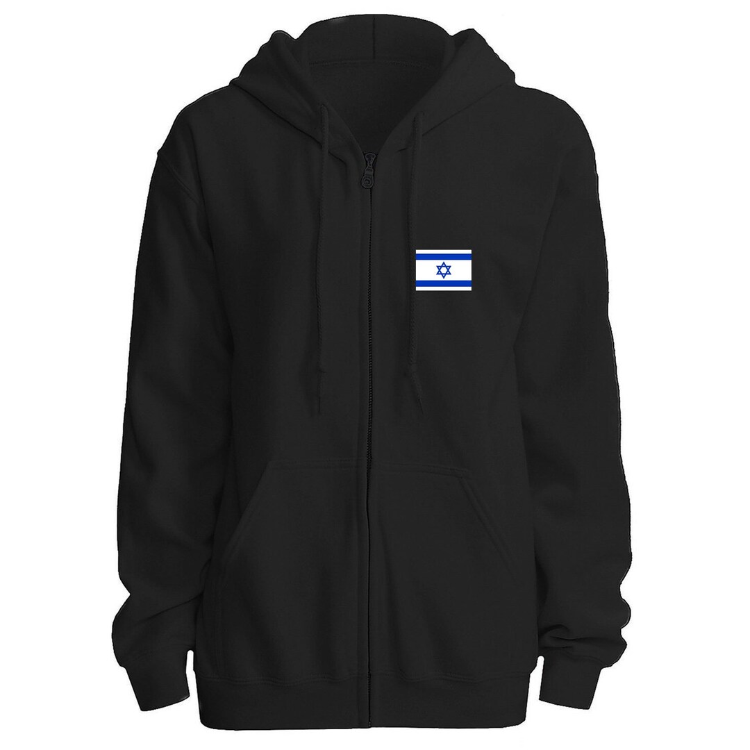 Israel Flag Unisex Full-zip Hoodie / State of Israel / Jerusalem ...