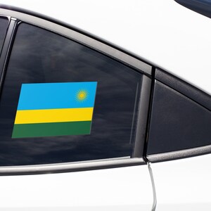 Rwanda Flag Sticker Decal - Etsy