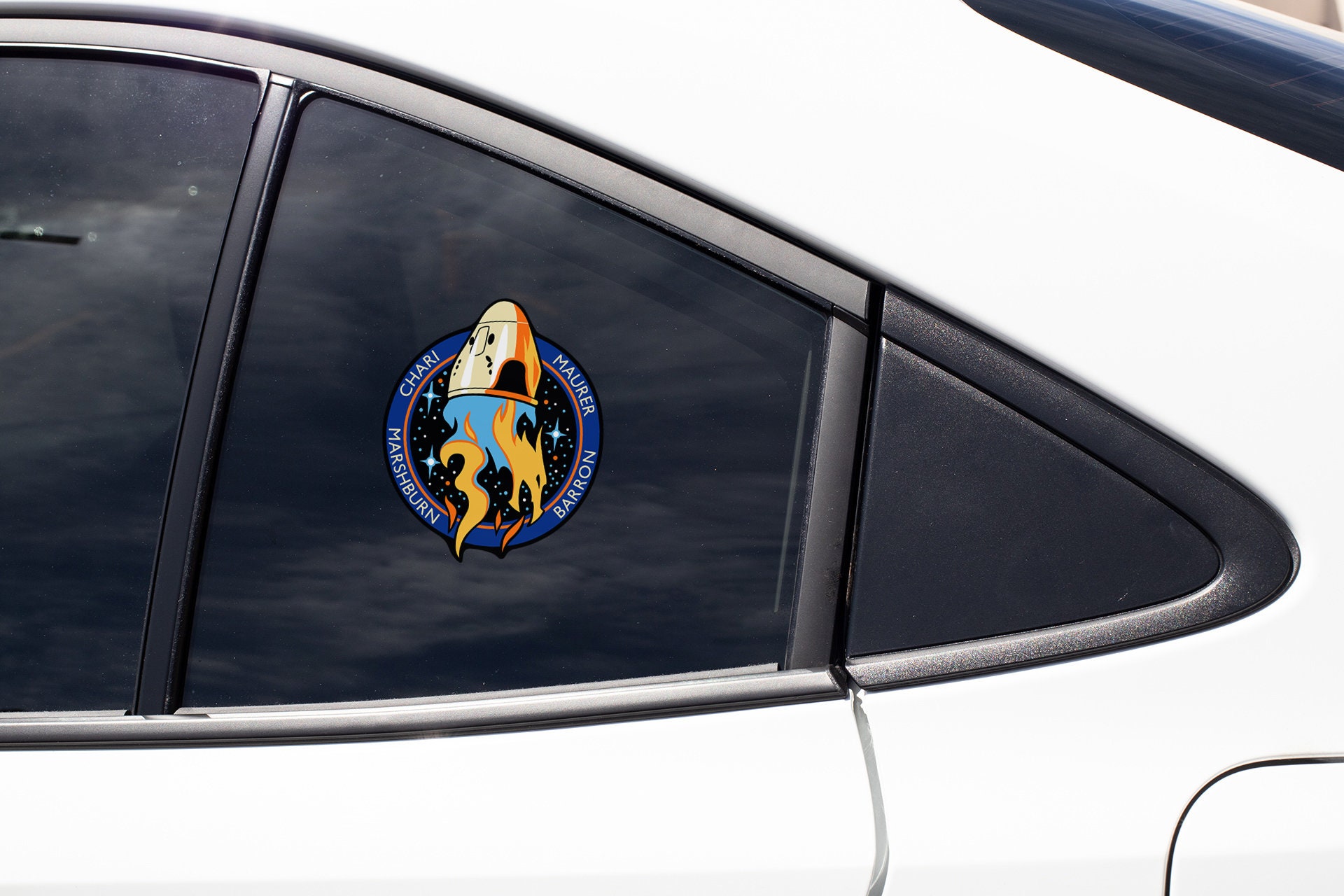 NASA Spacex Crew-3 Mission Patch Sticker Decal NASA Commercial Crew ...