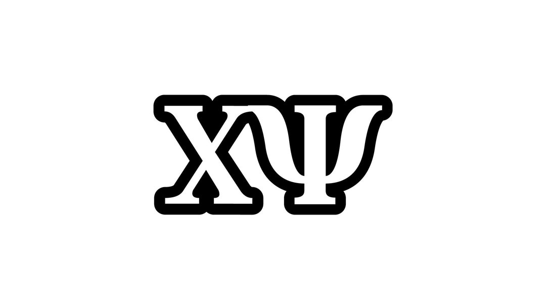 Chi Psi ΧΨ Fraternity Sticker Decal / Greek Life Spirits / Rush ...