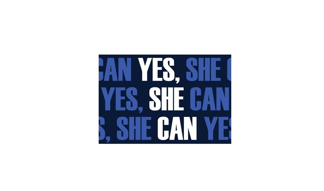 Kamala Harris Tim Walz Decal Sticker Yes, She Can Democratic Party ...
