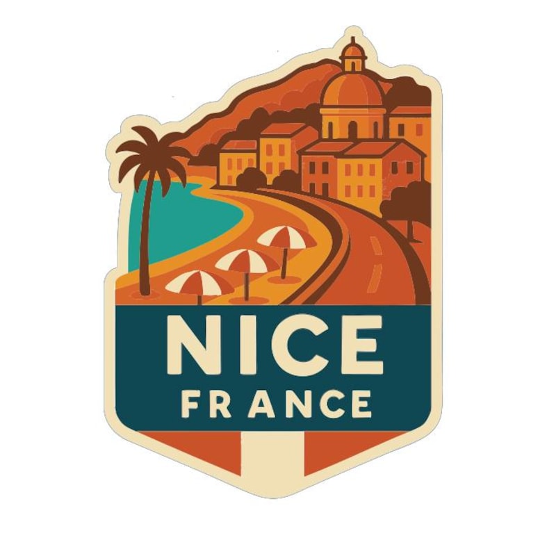 Nice, France Stickers - Etsy UK