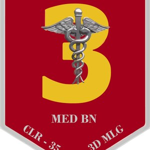 US Marine Corps Badge Sticker Decal 3rd Medical Battalion Car Sticker ...