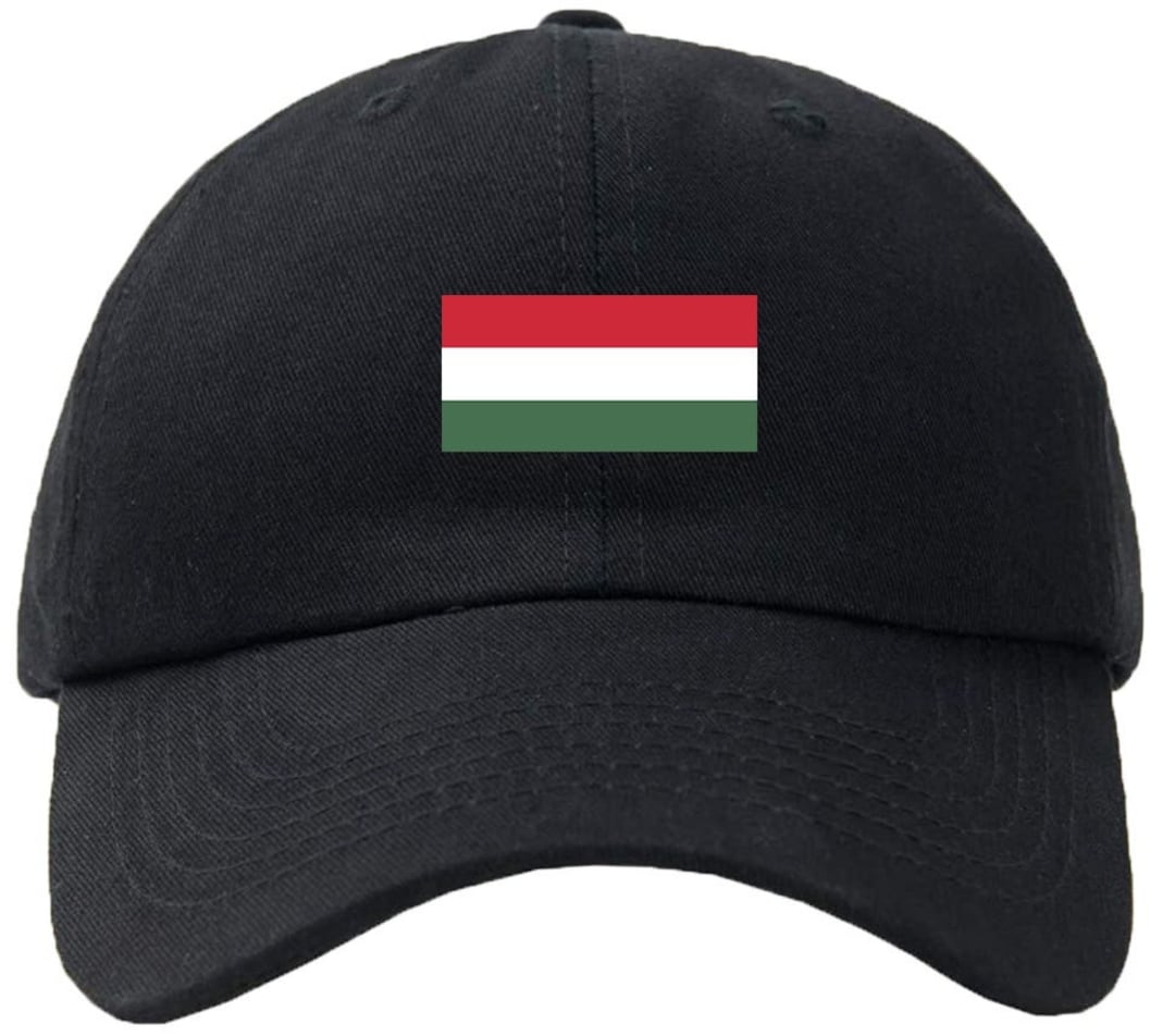 Hungary Flag Baseball Cap Hat Hook & Loop Closure / Magyarország ...