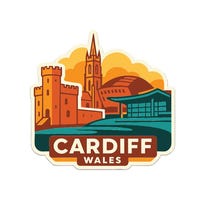 100 X Derby County Stickers - Based on Poster Shirt Scarf Pin Badge ...