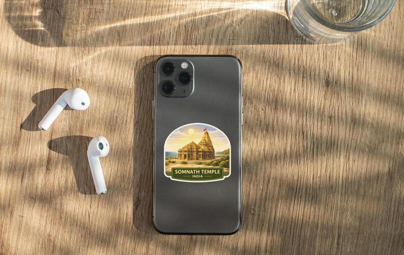 Somnath Temple Precinct India Sticker Decal Vinyl Die-cut World ...