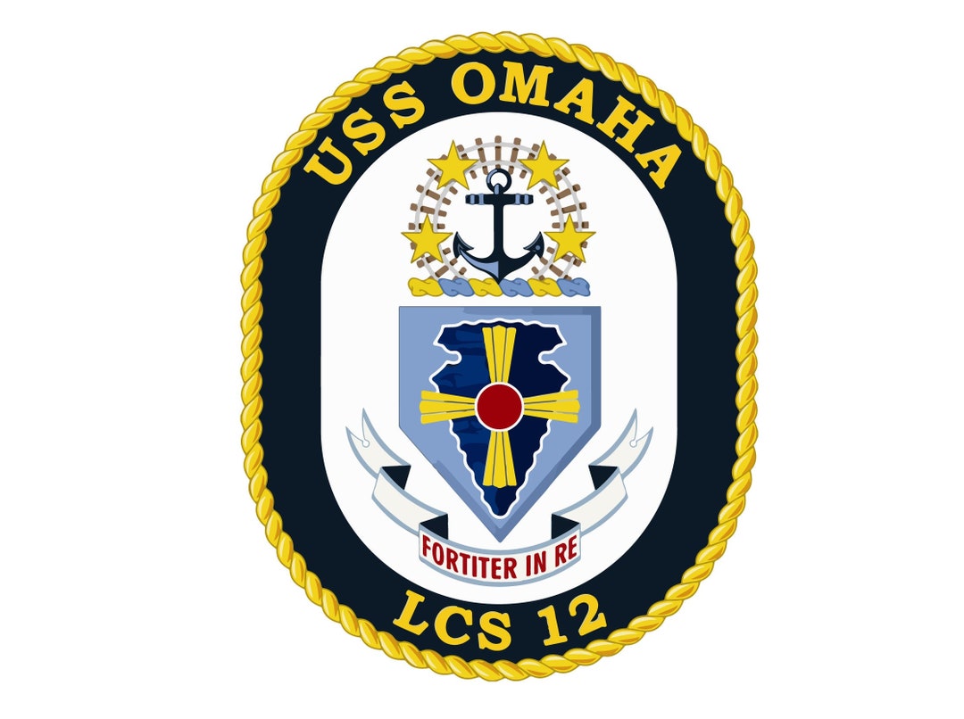 USS Omaha LCS-12 Badge Sticker Decal Independence Class Littoral Combat ...