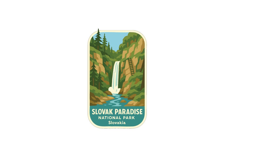 Slovak Paradise Slovakia National Park Sticker Decal Vinyl Die-cut ...