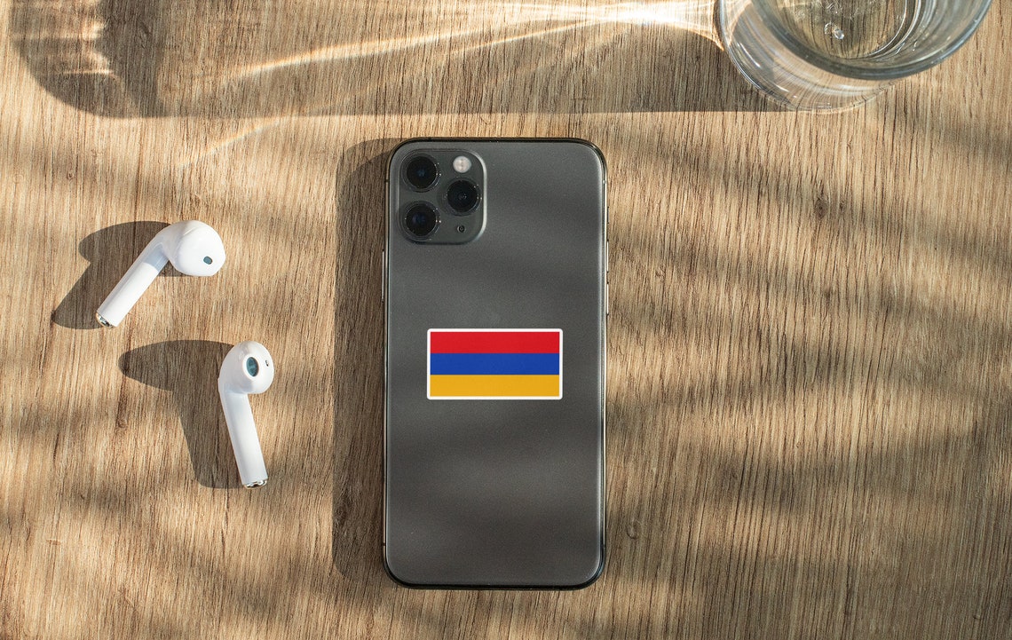 Armenia Flag Sticker Decal / Yerevan / Մեկ Ազգ, Մեկ Մշակույթ Mek Azg ...