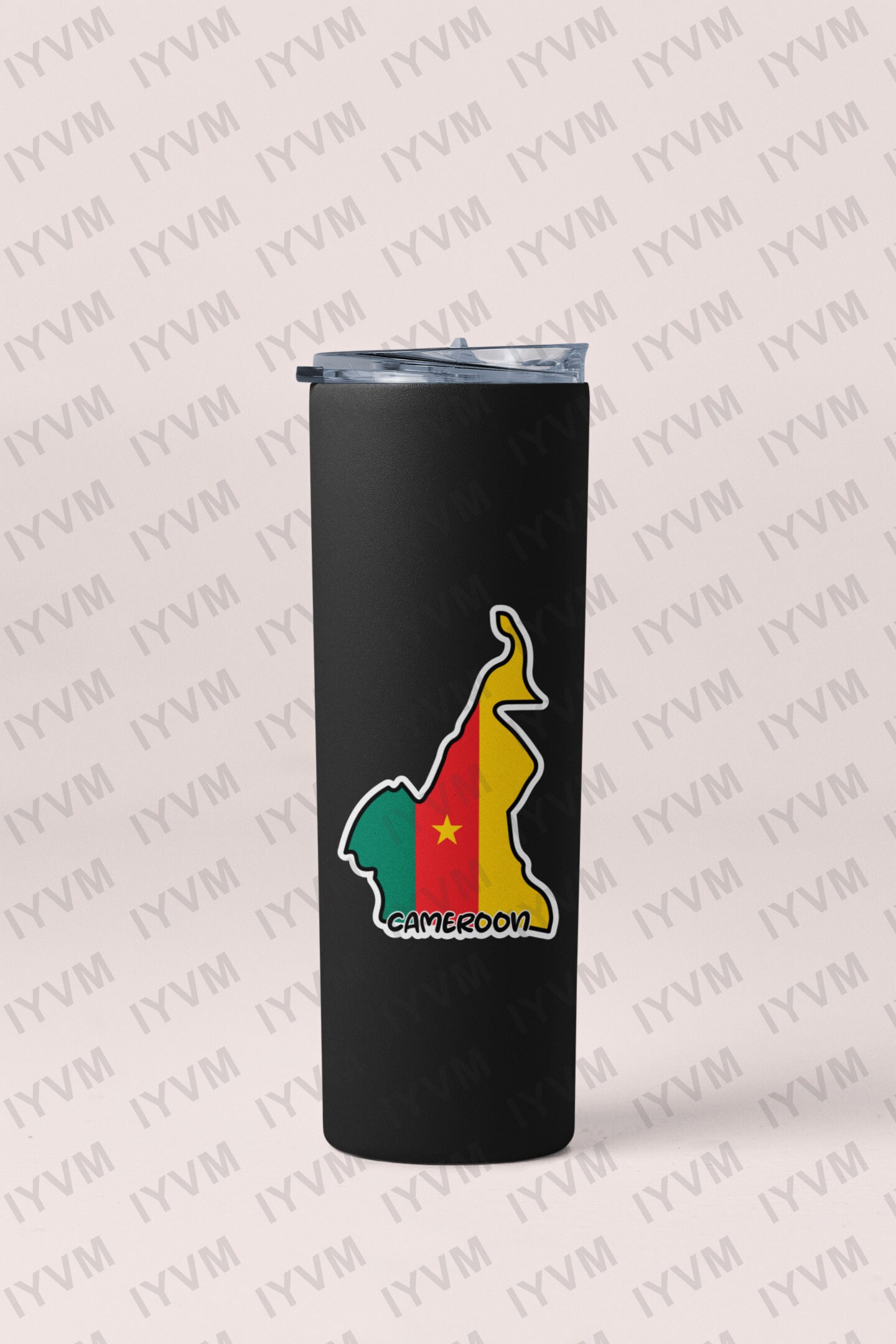 Cameroon Map Flag Sticker Decal / Republic of Cameroon / Yaoundé / Paix ...