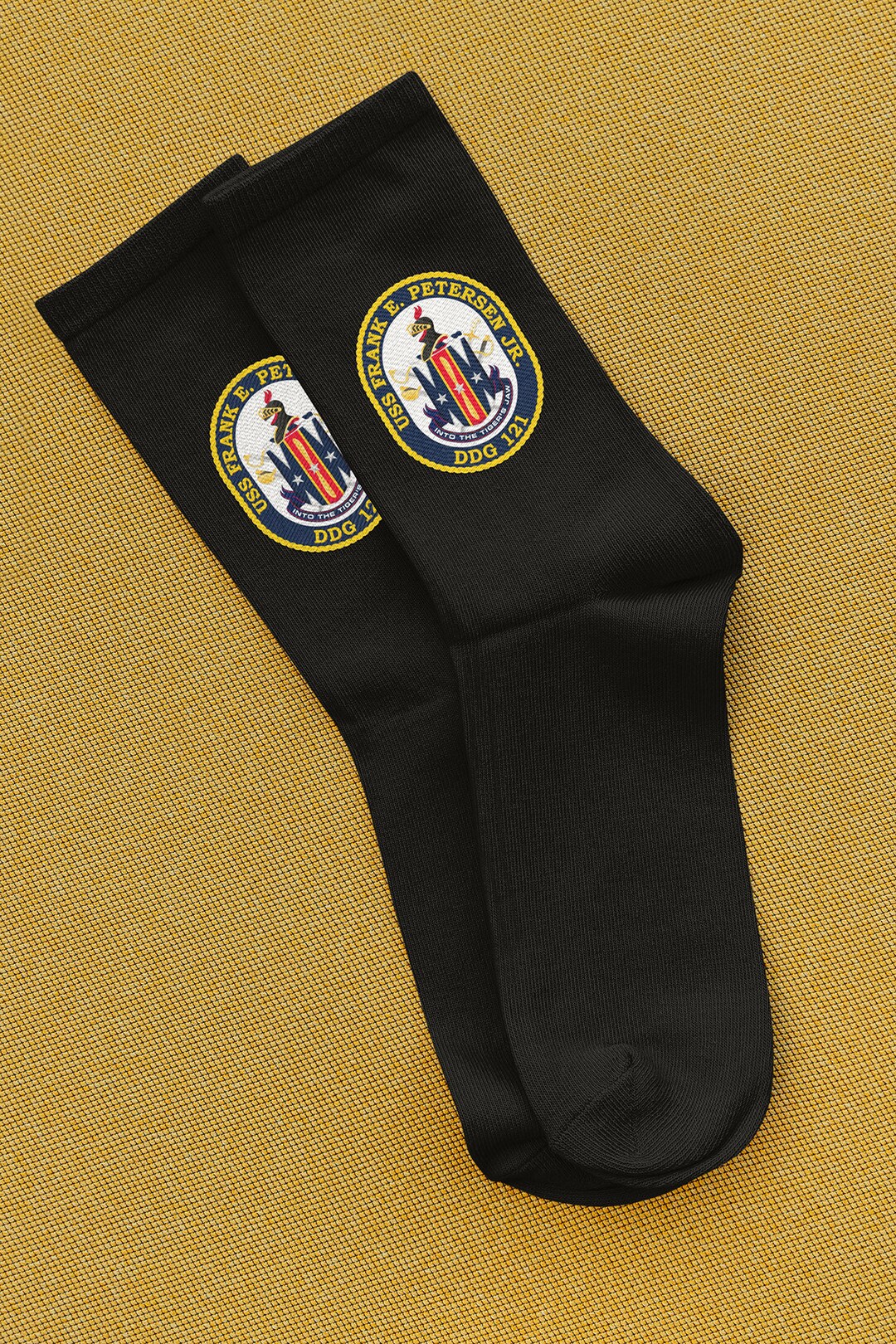 USS Frank E. Petersen Jr. DDG-121 Black Dress Socks Freedom-class ...