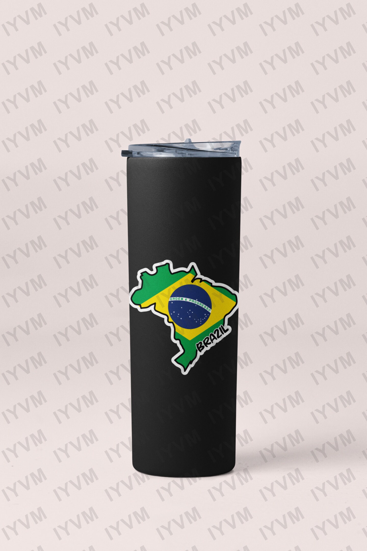 Brazil Map Flag Sticker Decal / Brasília / Federative Republic - Etsy