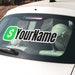 Personalized Cash App Username Decal Sticker Social Media Handle User ...