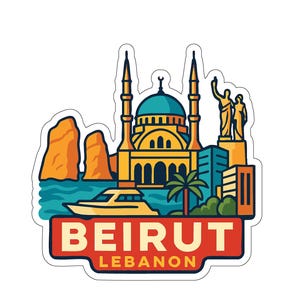 Beirut Lebanon Iron on Heat Transfer Vinyl HTV - Etsy
