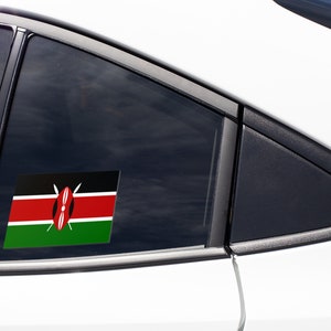Kenya Flag Sticker Decal / Republic of Kenya / Harambee / Nairobi ...