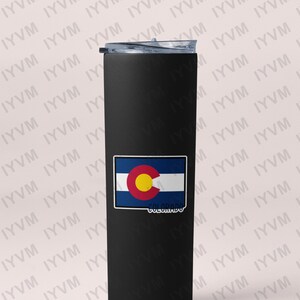 State of Colorado Map Flag Sticker Decal USA Colorado State Denver the ...