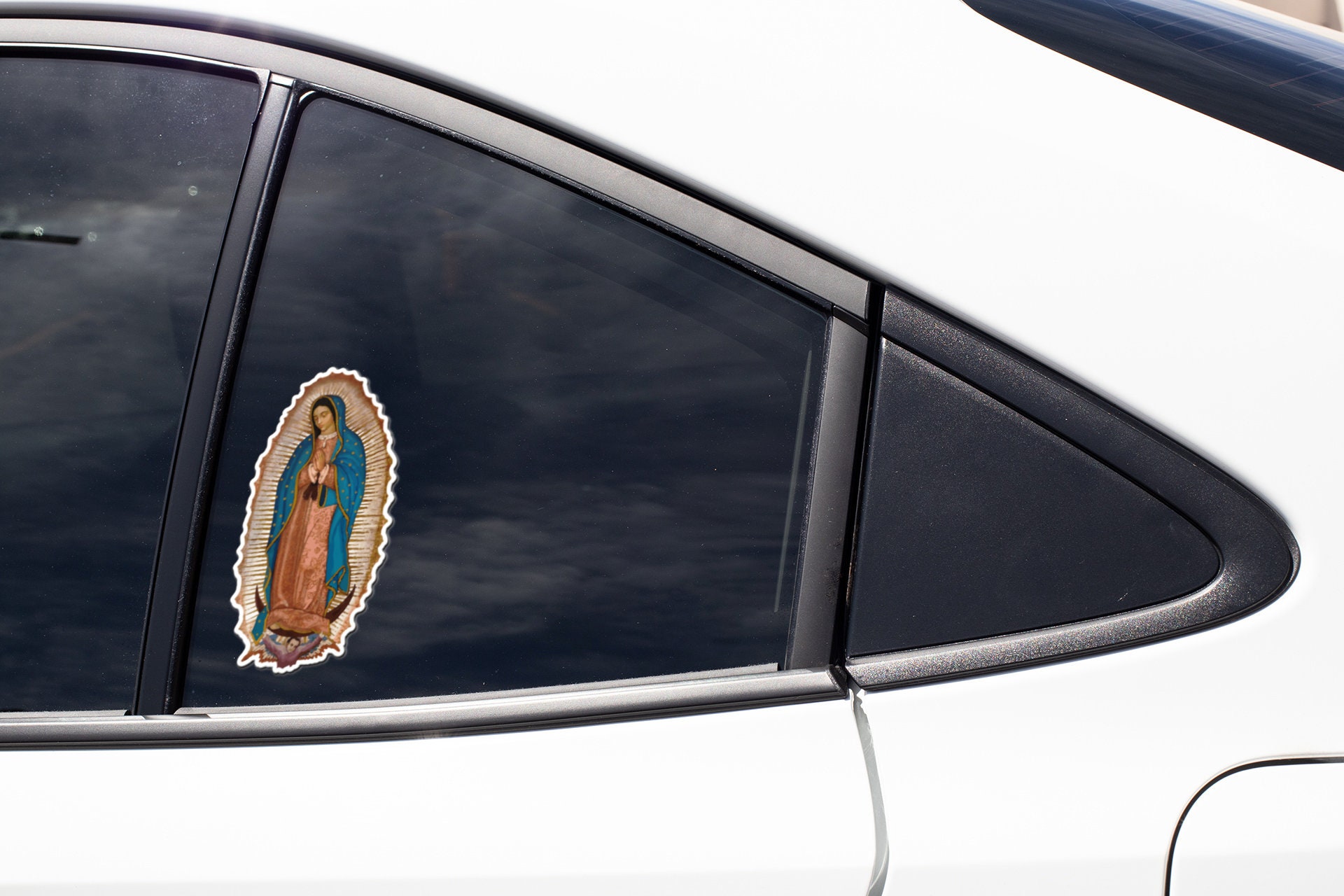 Our Lady Of Guadalupe Decal Sticker Vinyl Decal Virgin Of Etsy