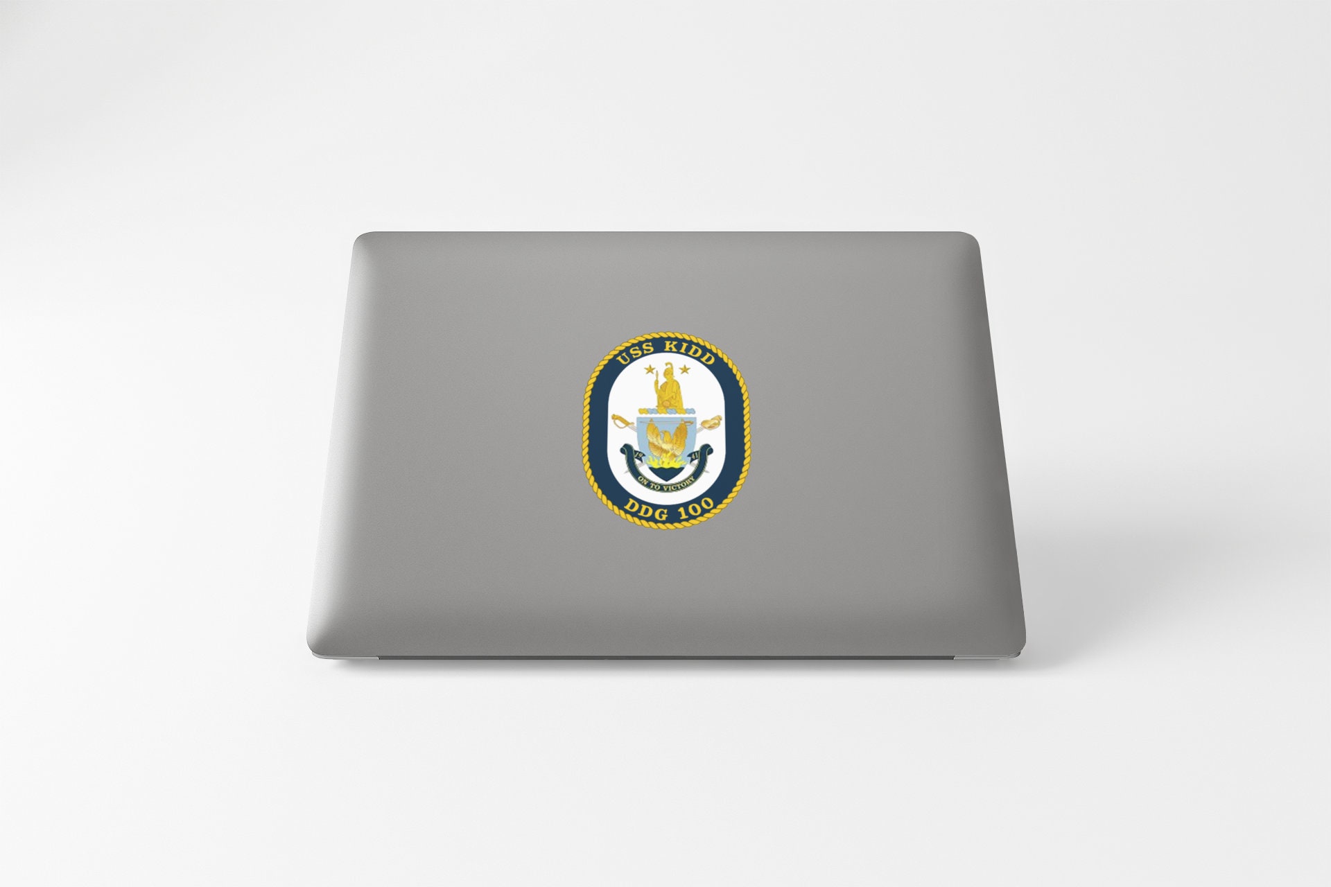 USS Kidd DDG-100 Badge Sticker Decal Arleigh Burke Class - Etsy