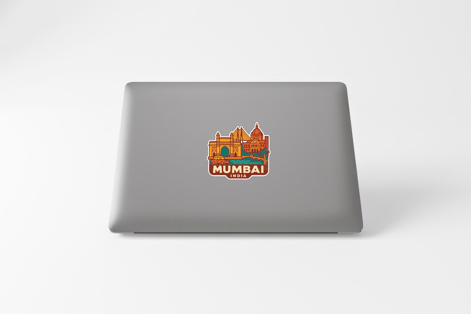 Mumbai India Sticker Decal Vinyl Die-cut City Skyline Landmark Design ...