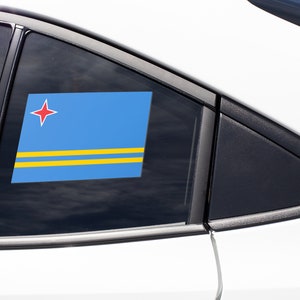 Aruba Flag Sticker Decal - Etsy