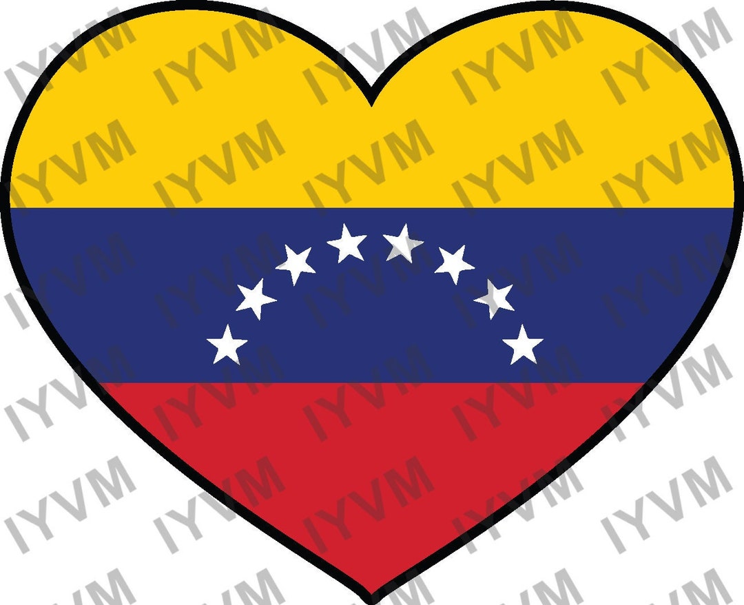 Calcomanía de la etiqueta engomada del corazón de la bandera de ...