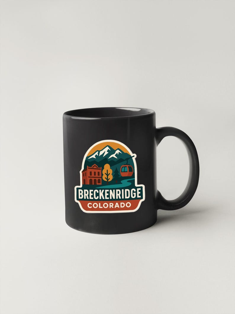 Breckenridge Sticker Decal Vinyl Die-cut City Skyline Landmark Design ...
