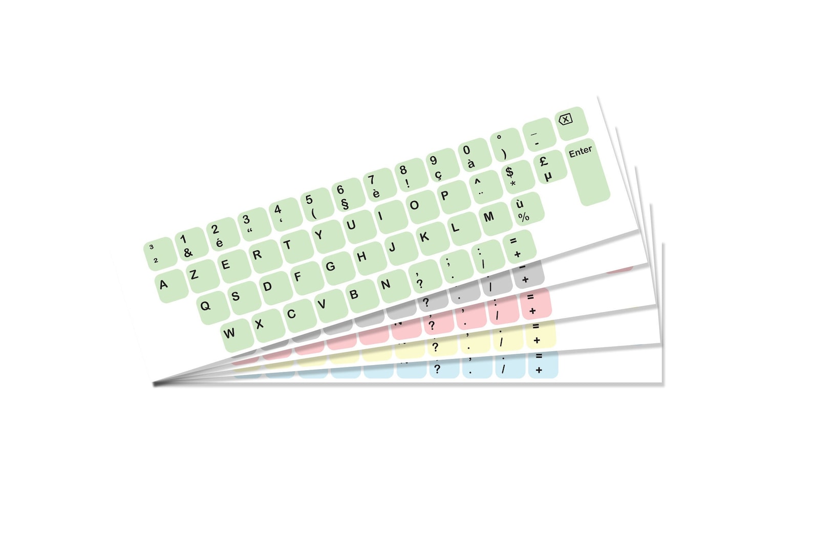 AZERTY Keyboard Sticker Vinyl Decal Sticker - Etsy