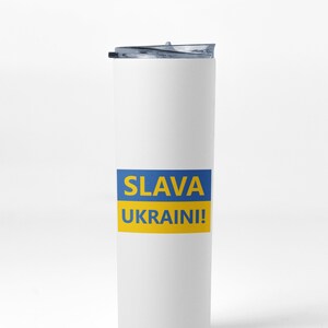 Slava Ukraini Sticker Decal Volodymyr Zelensky Glory to Ukraine I Stand ...