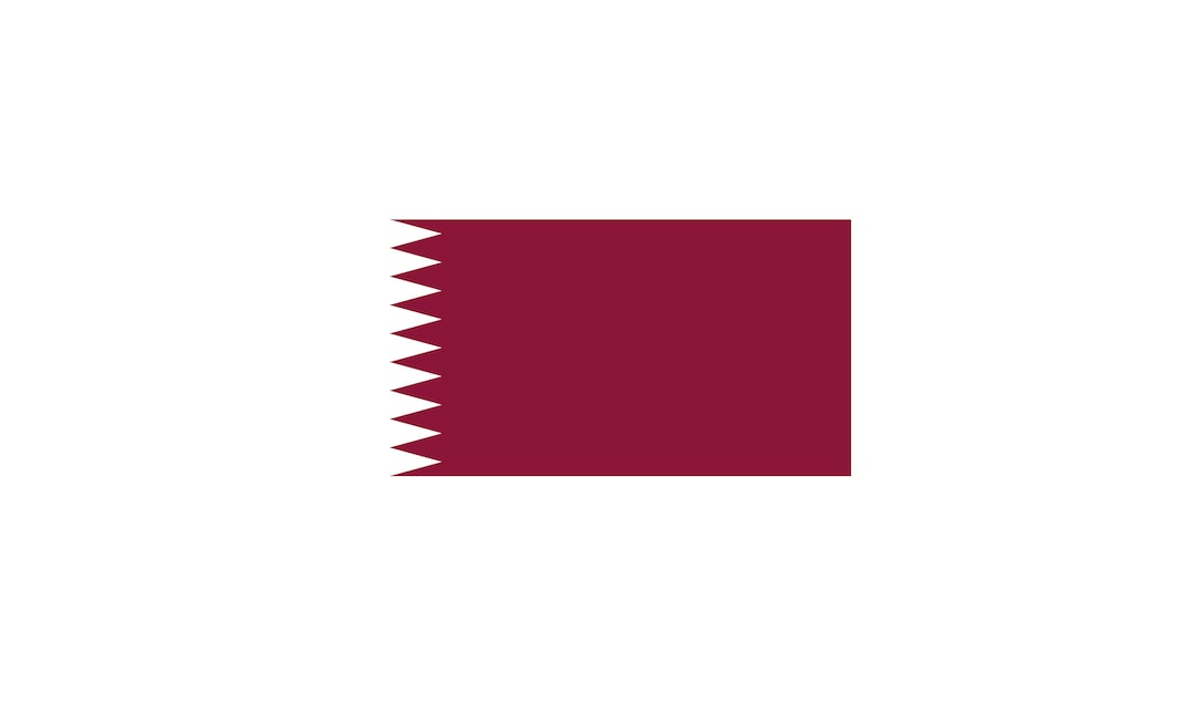 Qatar Flag Sticker Decal - Etsy