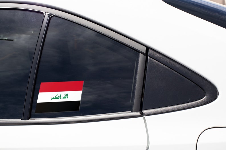 Iraq Flag Sticker Decal / Republic of Iraq / Baghdad / Iraqi - Etsy