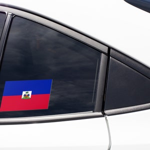 Haiti Flag Sticker Decal / Republic of Haiti / Hayti / Liberté, égalité ...