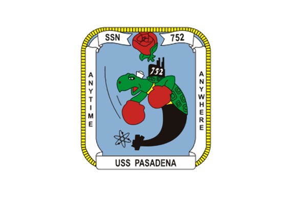USS Pasadena SSN-752 Badge Sticker Decal Los Angeles Class - Etsy