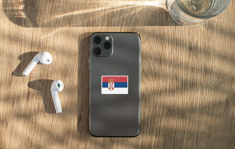 Serbia Flag Sticker Decal / Republic of Serbia / Република Србија ...