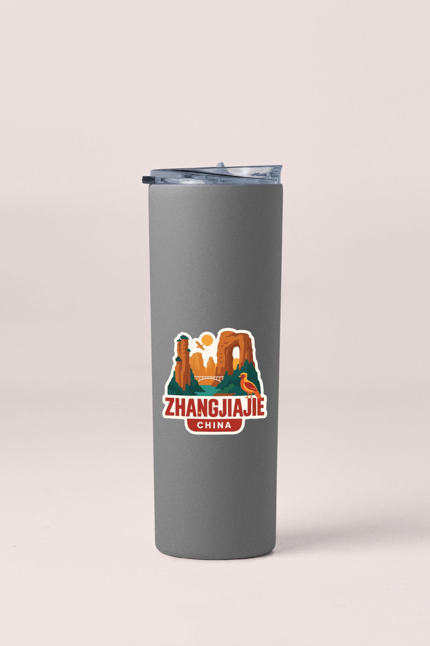 Zhangjiajie China Sticker Decal Vinyl Die-cut City Skyline Landmark ...