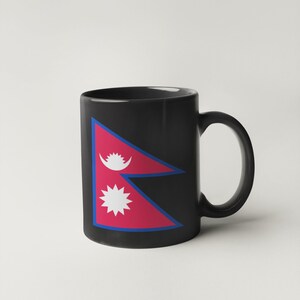 Nepal Flag Sticker Decal / Federal Democratic Republic of Nepal ...