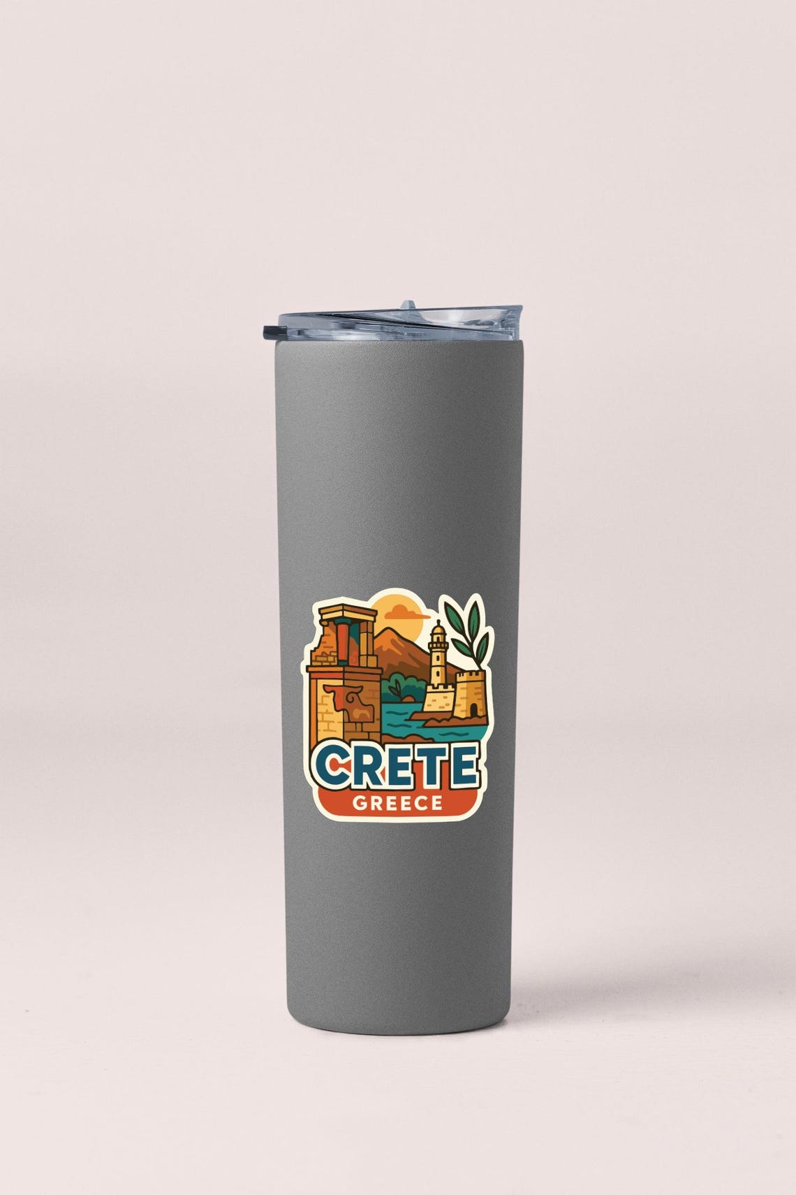 Crete Greece Sticker Decal Vinyl Die-cut City Skyline Landmark Design ...
