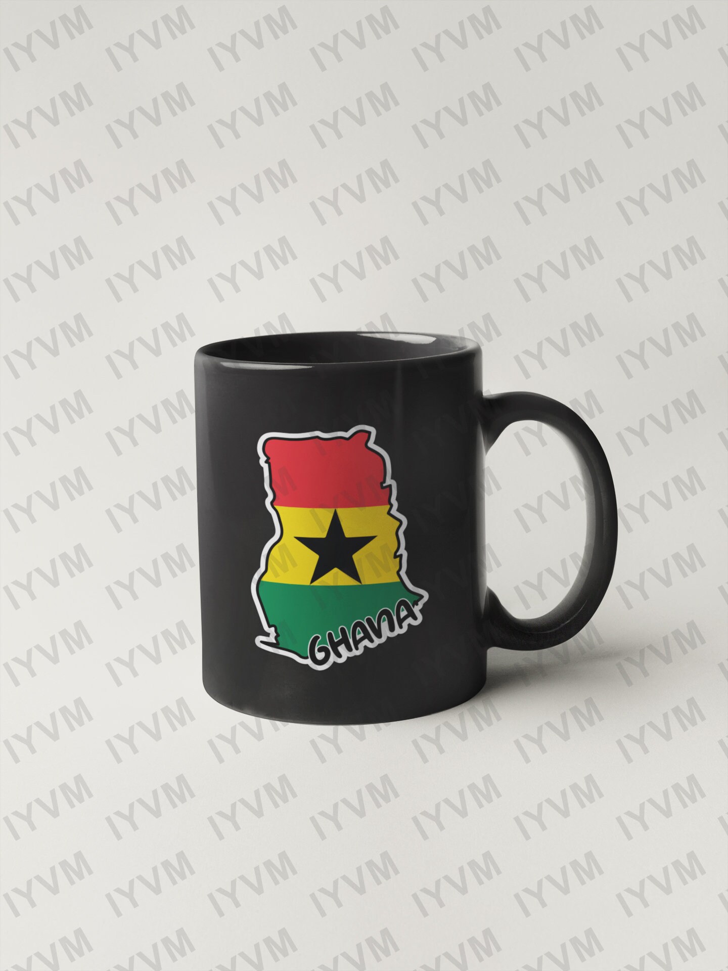 Ghana Map Flag Sticker Decal / Republic of Ghana / Freedom and - Etsy