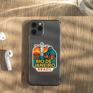 Rio De Janeiro Sticker Decal Vinyl Die-cut City Skyline Landmark Design ...