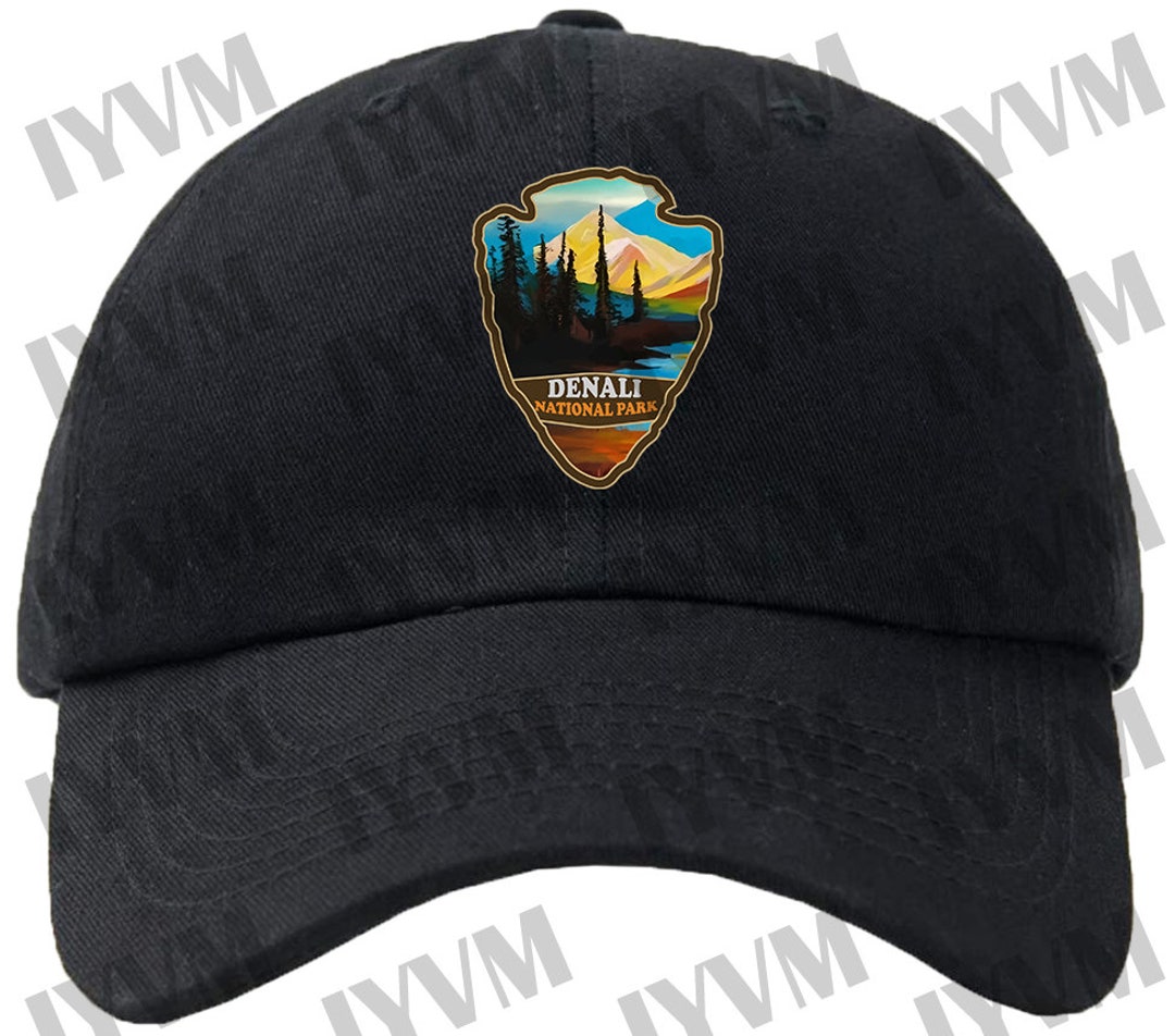 Denali National Park Baseball Cap Hat Hook & Loop Closure - US National ...