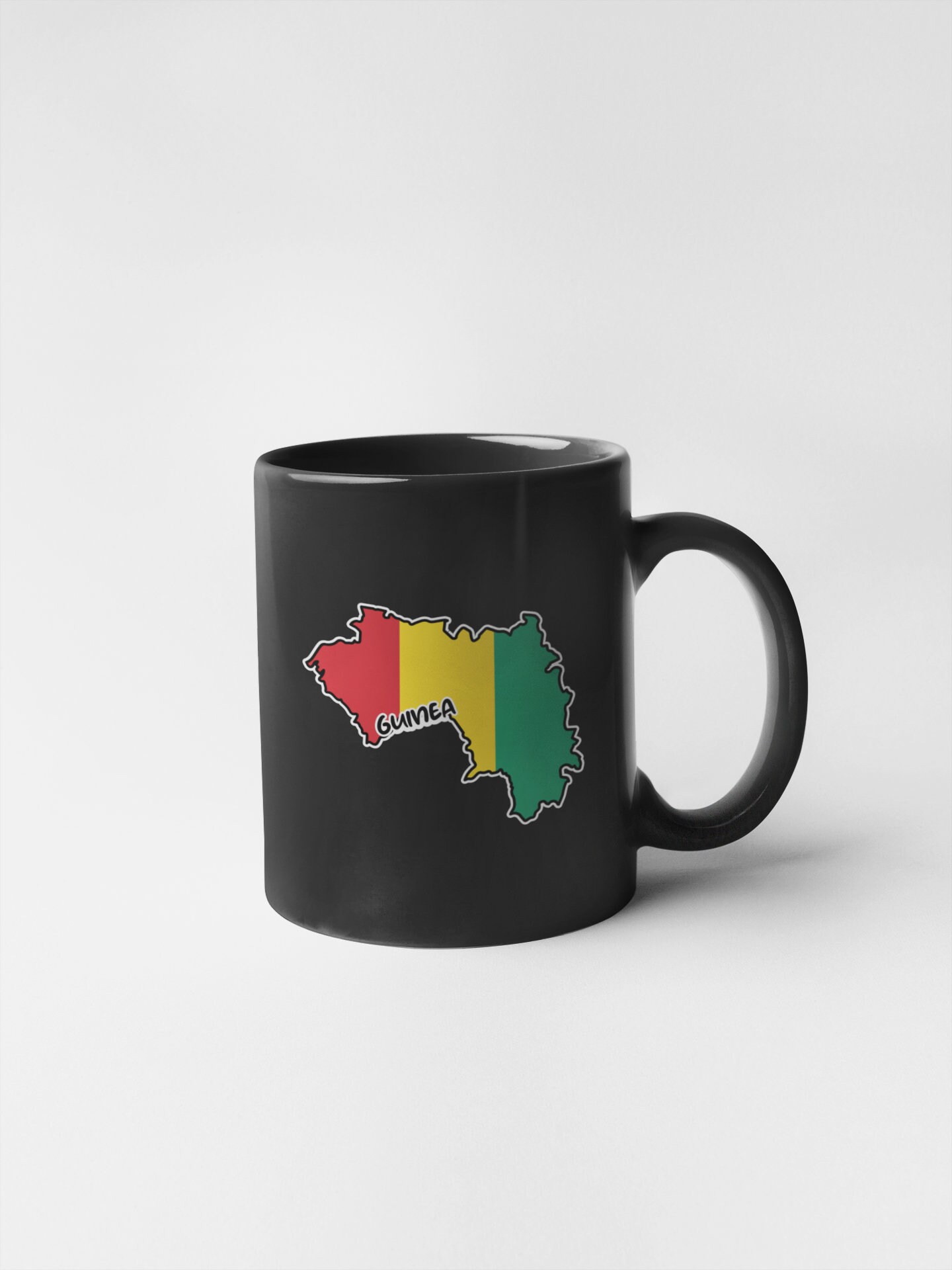 Guinea Map Flag Sticker Decal - Etsy