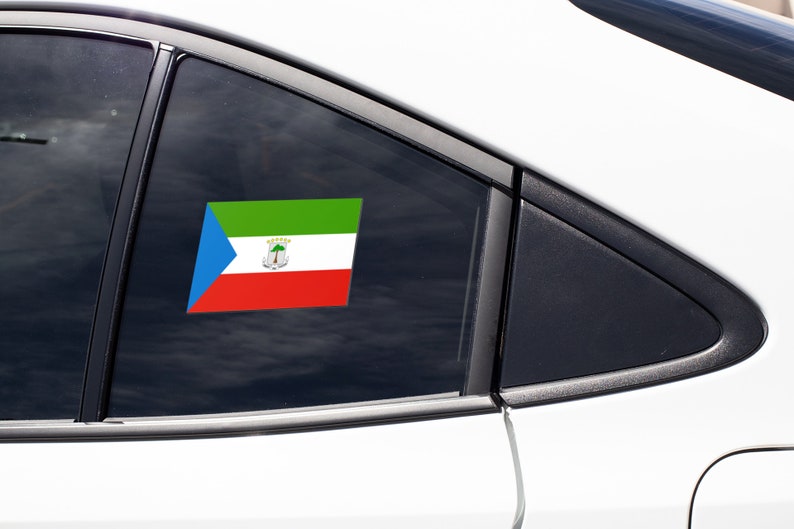 Equatorial Guinea Flag Sticker Decal - Etsy