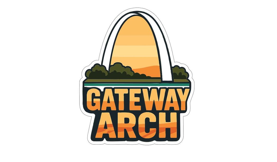 Gateway Arch National Park Decal Sticker - US National Parks Series - Etsy