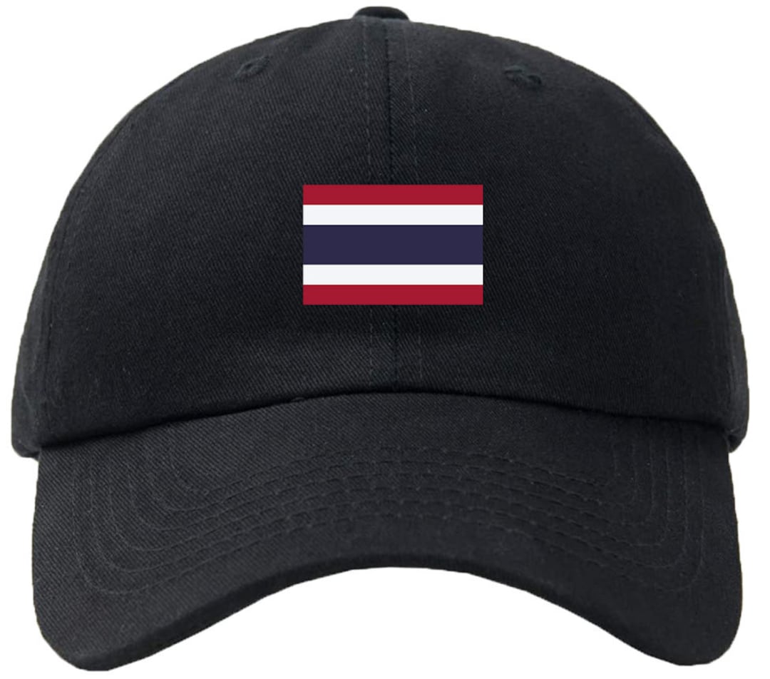 Thailand Flag Baseball Cap Hat Hook & Loop Closure / Kingdom of ...