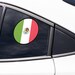 Mexico Flag Circle Sticker Decal - Etsy