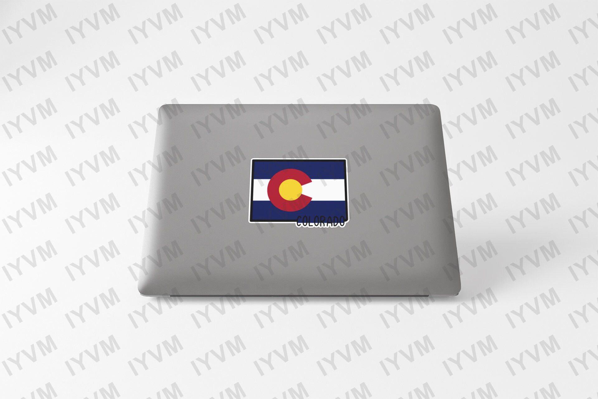 State of Colorado Map Flag Sticker Decal USA Colorado State - Etsy